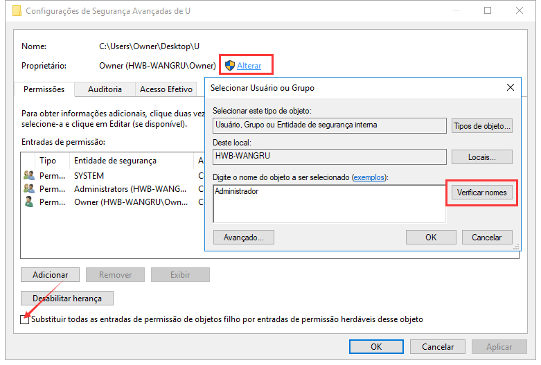 [Resolvido] No memento você não tem permissão para acessar esta pasta ...