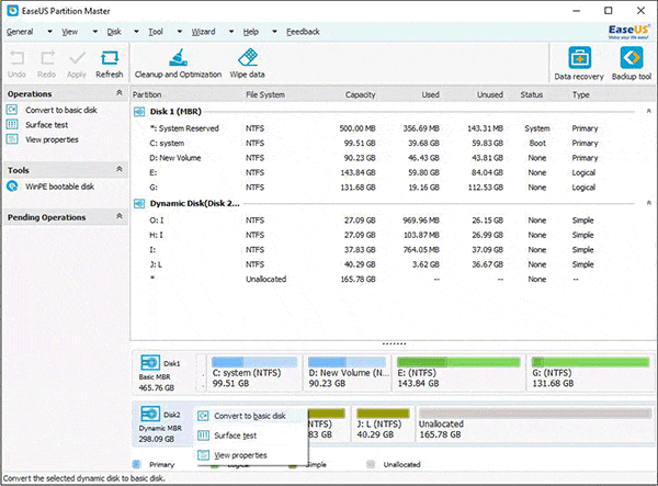 Como Converter Volume Simples em Partição Primária? - EaseUS